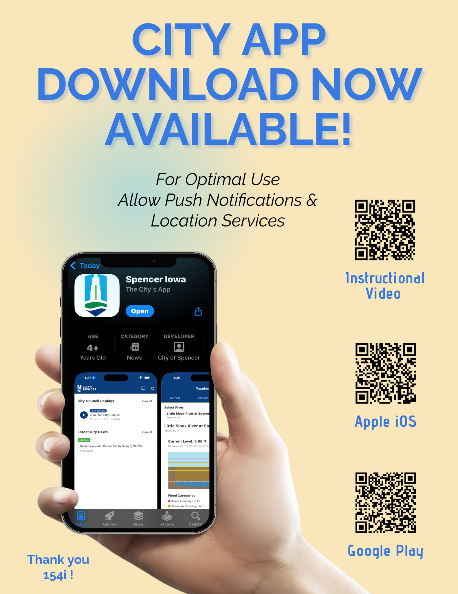 City of Spencer App is Available for Download! – City of Spencer, Iowa